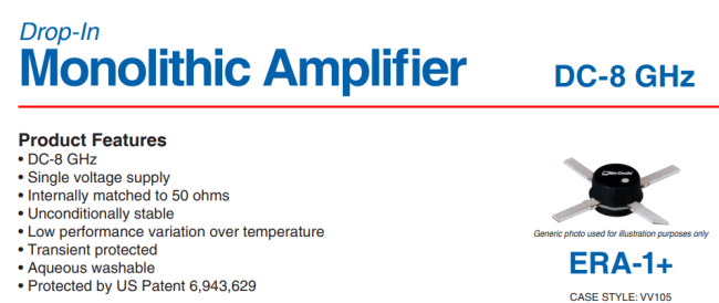 ERA-1+ Microwave Transistor product image