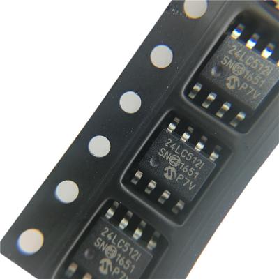Cina La memoria IC Chip Flash Microchip Electrical Storage di EEPROM 512K scheggia 24LC512T-I/SN in vendita