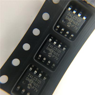 Cina La memoria IC Chip Flash Microchip Electrical Storage di EEPROM 512K scheggia 24LC512T-I/SN in vendita