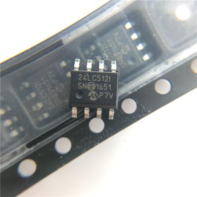 Cina La memoria IC Chip Flash Microchip Electrical Storage di EEPROM 512K scheggia 24LC512T-I/SN in vendita