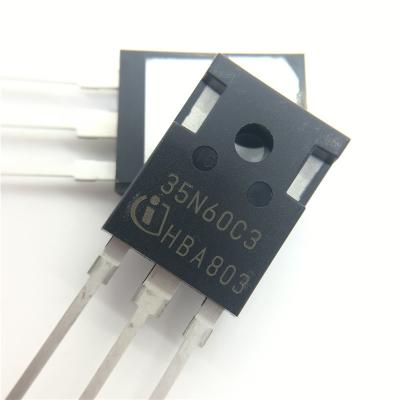 Cina Mosfet discreto IGBT N-Ch 650V 34.6A del transistor a semiconduttore SPW35N60C3 di potere di IGBT CoolMOS in vendita