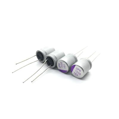 中国 16V1500UF固体電気分解コンデンサー力フィルター帽子UPH1C152M1012低いESRの機能 販売のため