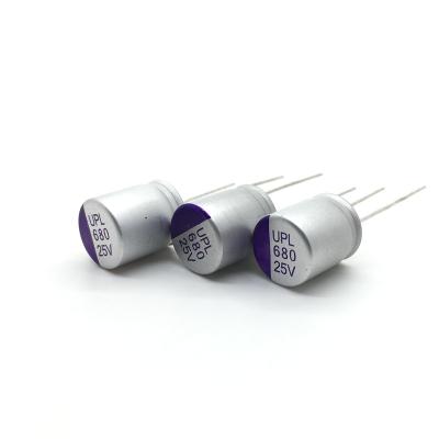 Cina Condensatore per tutti gli usi 680uf 25v UPL1E681M1012 125℃ di audio capacità in vendita