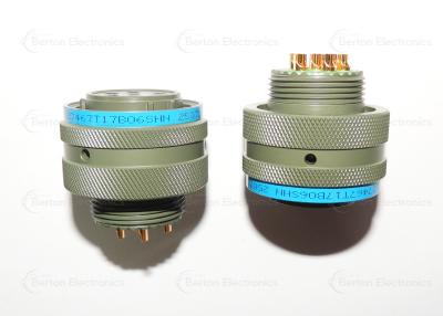 China MS27467T17B06SHN Industrial Heavy-Duty Connector, for Automation Gear/Aviation Systems, High Temp Resistance, Vibration-Proof, Anti-Corrosion, Secure Lock, Stable Transmission, Easy Install for sale