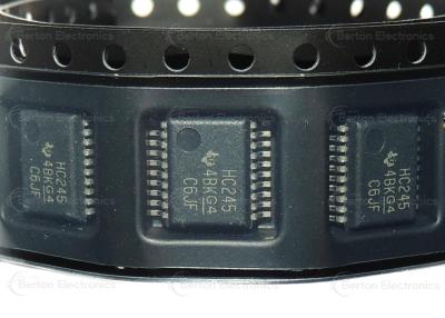 China SN74HC245DBR 8-bit bidirectional bus transceiver with wide supply voltage range 2V to 6V high-speed data transfer up to 20MHz and high output current capability ±25mA for sale
