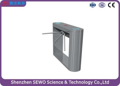 China 304# Stainless Steel Semi-automatic Tripod Turnstile Gate  Pedestrian Turnstile Gate system for sale