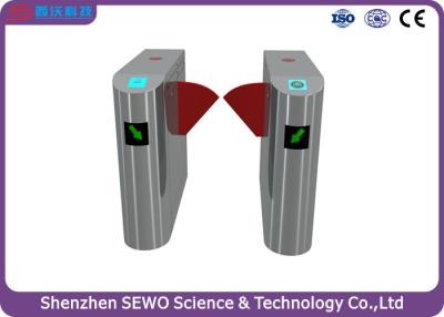 China Intelligent building  retractable wing barrier gate turnstile access control system for sale
