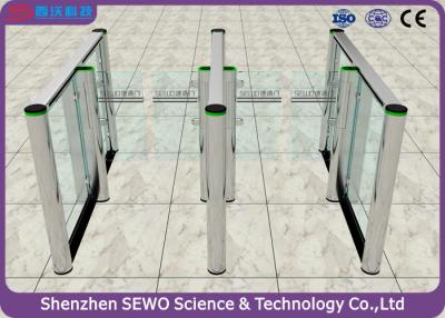 China Intelligent RFID Card High Speed Gates for High end Place , waist height turnstiles for sale