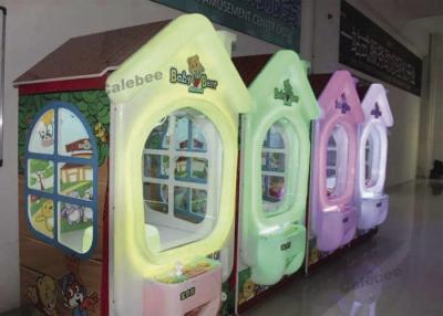 China Mini Baby Bear House Style Crane Vending Claw Game Machine / Prizing Machine for sale