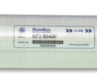 중국 높은 흐름 물질 분리 나노 필트레이션 막 요소 NF2-8040F 판매용