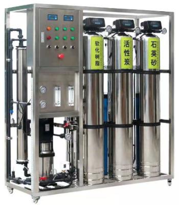 China 500L/H 1.7kW-380-415V 3xSS304 Tanks Brackish Water Reverse Osmosis Water Plant for sale