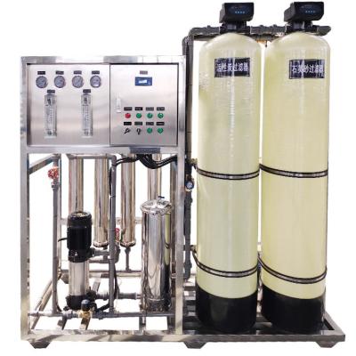 China 1.5TPH 3.0kW-380-415V 2xFRP Tanques de Água Salgada Usina de Água de Osmose Reversa à venda