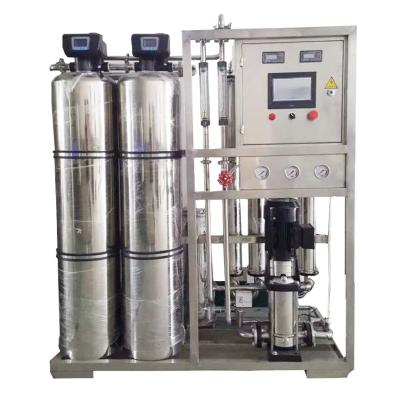 중국 1TPH 2.1kW-380-415V 2xSS304 탱크 소금 물 역오스모스식물 판매용