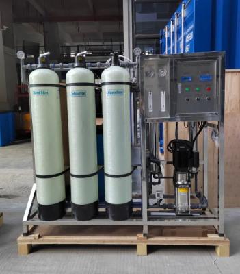 China Small RO-500L/H 3x FRP Tanks Standard Drinking Water Purification Systems for sale
