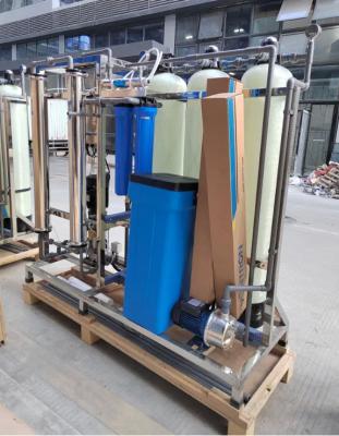 China Small RO-500L/H 3x FRP Tanks Standard Drinking Water Purification Systems for sale