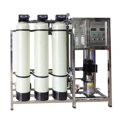 China Small RO-500L/H 3x FRP Tanks Standard Drinking Water Purification Systems for sale