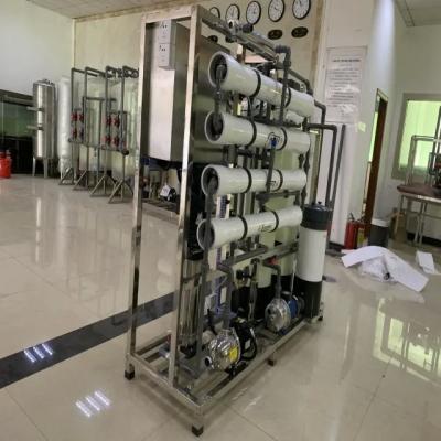 Cina 1TPH 2xFRP Serbatoi impianto di osmosi inversa per l'acqua potabile / agricoltura / irrigazione in vendita