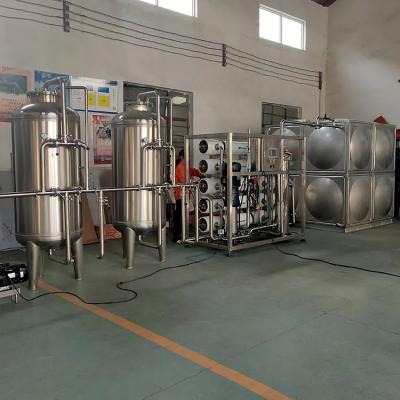 China 5TPH SS304 Tanks RO Purification System For Industrial Process Water for sale