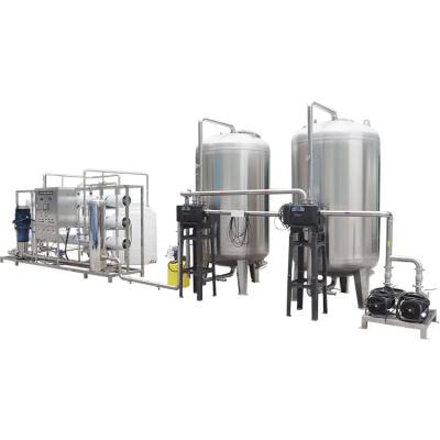 중국 물 필터링을 위한 10T/H 2단계 RO 정화 물 시스템 판매용