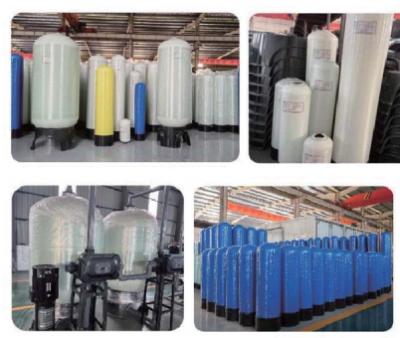 China 1454 Zoll hoher FRP-Glasfaserbehälter mit einem Durchmesser von 350 × 1400 mm und einer Durchflussgeschwindigkeit von 2,5-3,0 T/h zu verkaufen