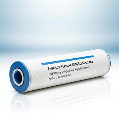 China Extra Low Pressure 4040 RO Membrane with 2400 GPD Output and Aromatic Polyamide TFC Technology for sale