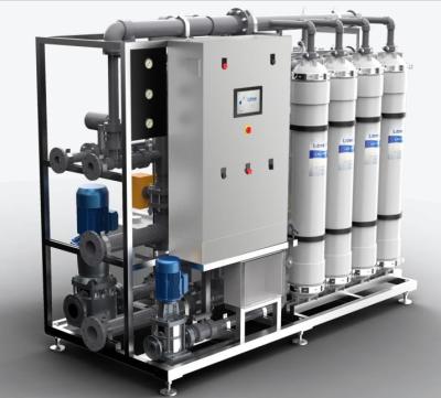China 30-50 TPH High SDI Tolerance Ultrafiltration System with PVDF Hollow Fiber Membrane for sale