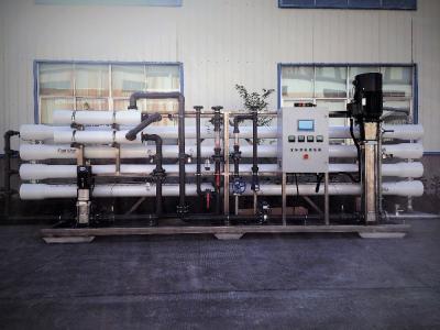 China Skid Mount Desalination 1000TPD Brackish Water RO Plant for sale