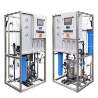 China Skid Mount 600 GPD Reverse Osmosis System with 150-250 PSI Operating Pressure and Global Voltage Options for sale