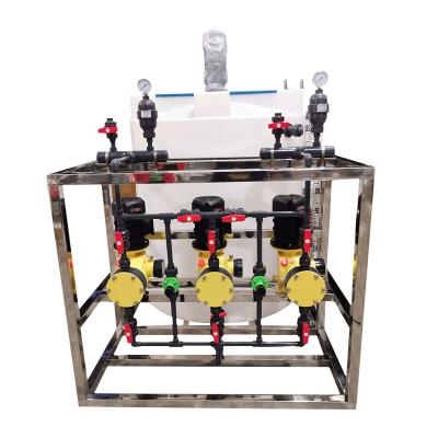 China 220V Auto Chemical Dosing System Diaphragm Metering Pump for sale
