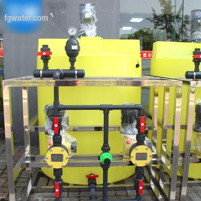 China 220V Auto Chemical Dosing System Diaphragm Metering Pump for sale
