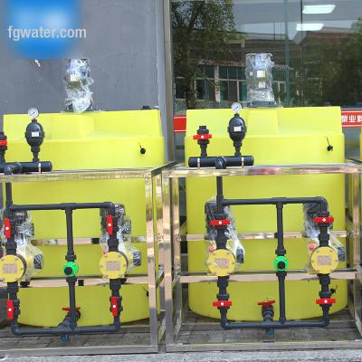 China 220V Auto Chemical Dosing System Diaphragm Metering Pump for sale