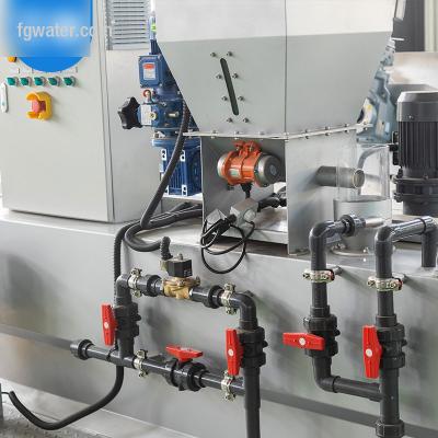 China 8000L/H PAM Polymer Dosing Unit For Wastewater Treatment for sale