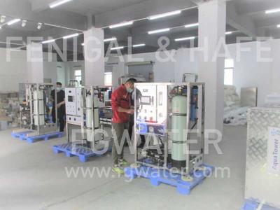 중국 계약 4.0KW/H 4000LPD 해수 역삼투압 시스템 판매용