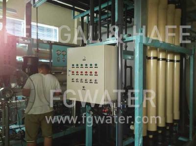 중국 보일러 용수를 위한 100TPD 바닷물 역삼투 판매용