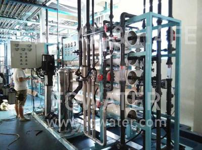 중국 보일러 용수를 위한 100TPD 바닷물 역삼투 판매용
