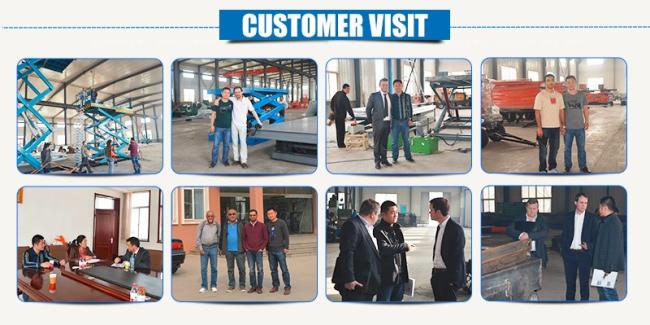 Customized Hot Galvanizing Fixed Hydraulic Cargo Lifter with CE