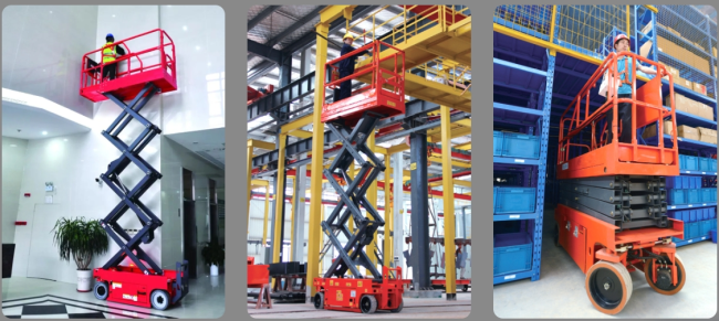 CE Certified Self Propelled Scissor Lift for Aerial Installation and Maintenance