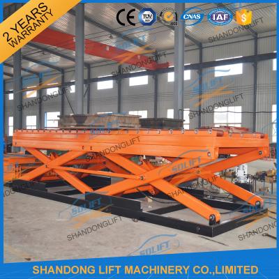 Китай 7Т сверхмощные неподвижные гидравлические Ссиссор подъем с роликом для груза Ссиссор подъем с ТУВ продается