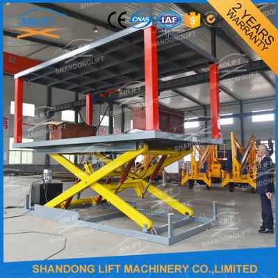 China Portable Double Deck Car Parking System 2 Sets Control System Easy Operation for sale