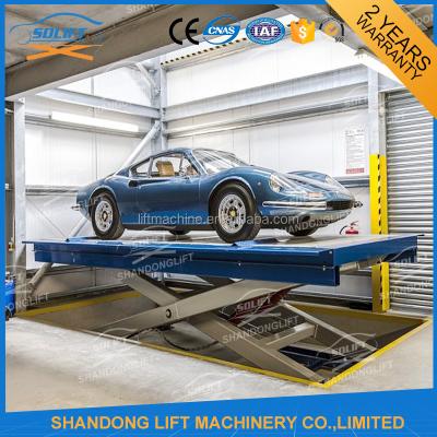 Китай Q235 Стальной стационарный гидравлический ножничный подъемник с индивидуальной скоростью подъема продается