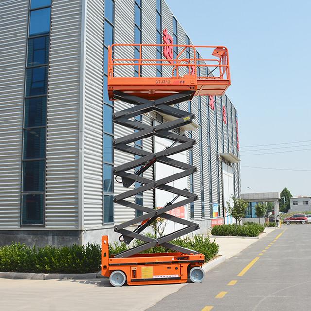 CE Certified Self Propelled Scissor Lift for Aerial Installation and Maintenance