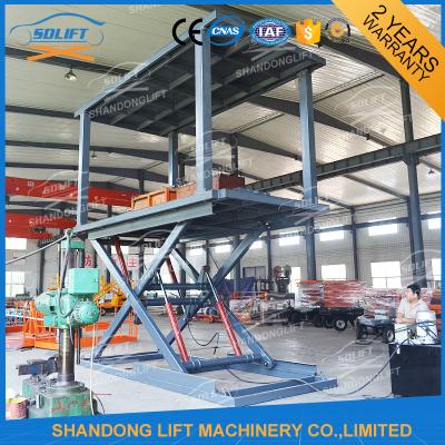 중국 유압 3T 3M는 차 상승 지하실을 위한 고강도 망간 강철 물자를 가위로 자릅니다 판매용