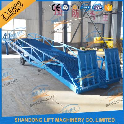 China 4-15Tons Mobile Container Loading Ramp Loading And Unloading Container Ramp for sale