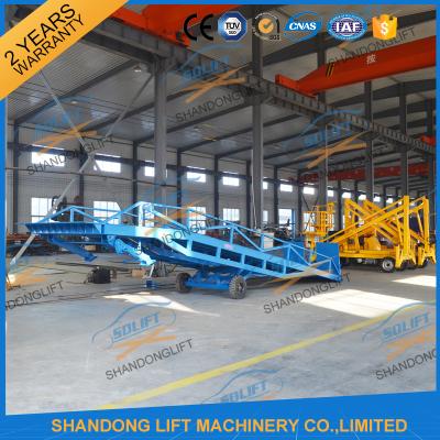 China 4-15Tons Mobile Container Loading Ramp Loading And Unloading Container Ramp for sale