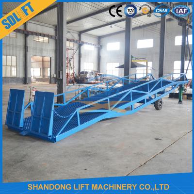China 4-15Tons Mobile Container Loading Ramp Loading And Unloading Container Ramp for sale