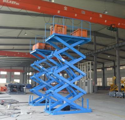 China Hydraulic scissor lift table for material handling and industrial applications for sale
