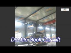 5t double plarform scissor lift for 2 car parking double deck car parking system