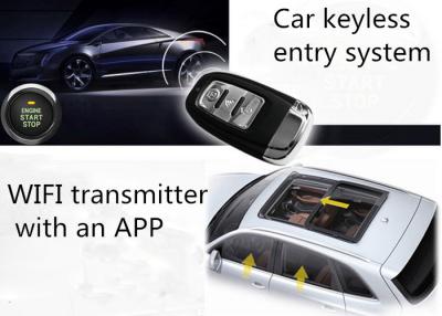China 70-100Kpa anti theft car security system WiFi remote controller Smartphone Car Alarm for sale