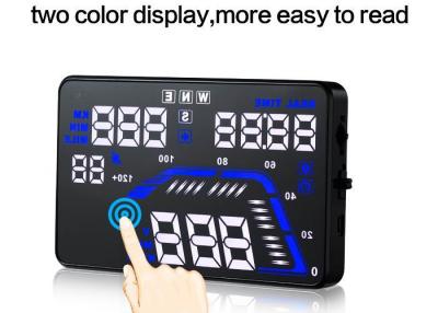 China Two Color gps heads up display Cruise control speed bluetooth hud for sale