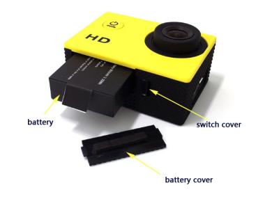 China 1M / 2M / 3M / 5M / 10M ski action camera JPG file format ， 32G sports video camera for sale